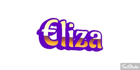 Eliza Name Animated Logo Designs Eliza Name Animated Logo Designs