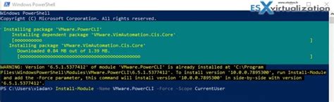 VMware PowerCLI 10 Released ESX Virtualization