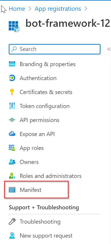 Botframework Microsoft Teams Manifest Can ContentBotId Be Of
