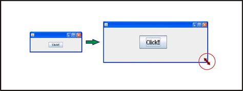 Java Binding The Frame Size With Its Objects Sizes Stack Overflow
