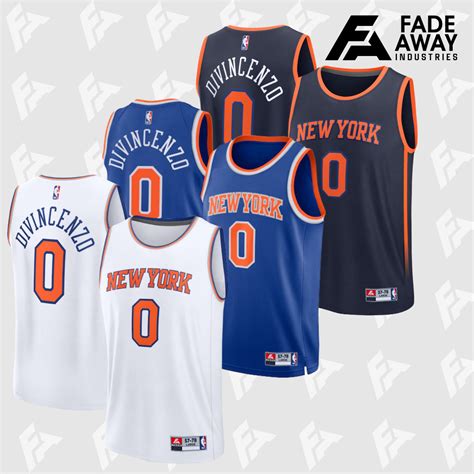 Basketball Jersey Nba Donte Divincenzo 0 New York Knicks Shopee Philippines