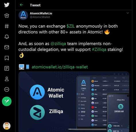 Atomic Wallet Will Support Zilliqa Staking After Non Custodial