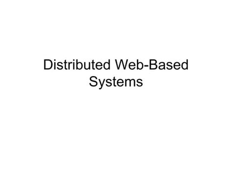 Introduction To Web System Ppt Web Development Internet