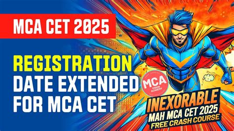 Registration Deadline Extended For Mah Mca Cet 2025 Updates Today
