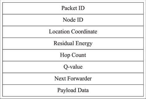 Structure Of Data Packet Download Scientific Diagram