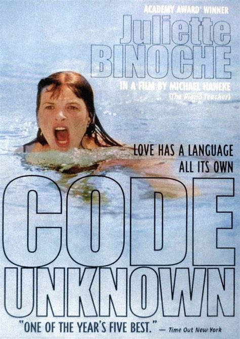 Code Unknown 2000 Posters — The Movie Database Tmdb