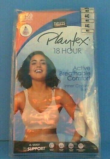 Playtex 18 Hour Bra 4159 Wirefree Breathable Comfort Inner Cooling