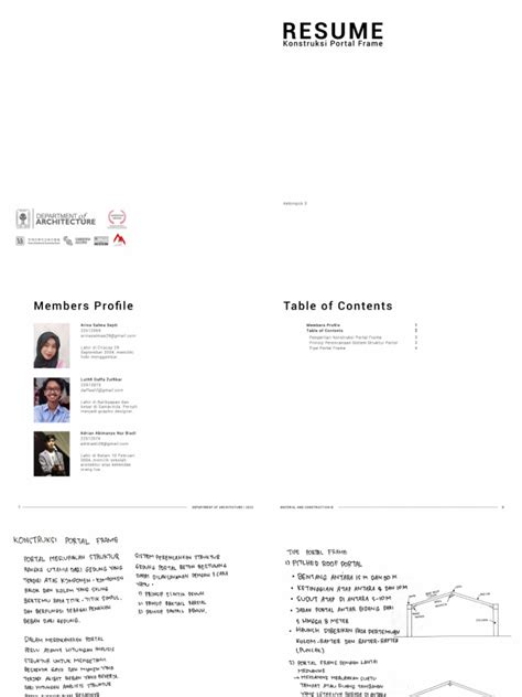 Arina Salma Septi Resume Konstruksi Portal Frame Pdf
