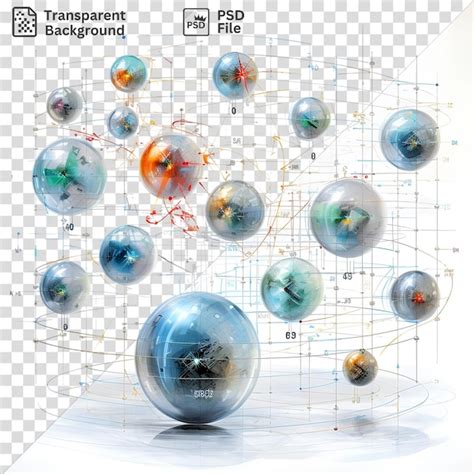 Premium Psd Potrait Realistic Photographic Quantum Physicists Equations Are Displayed On A