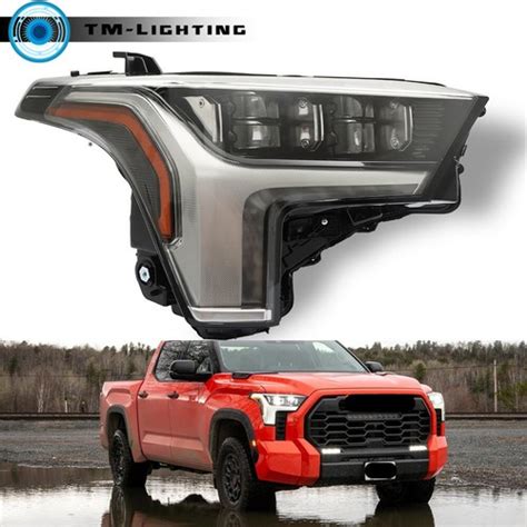 Headlight Wo Auto Leveling For Toyota Tundra 2022 23 Passenger Side