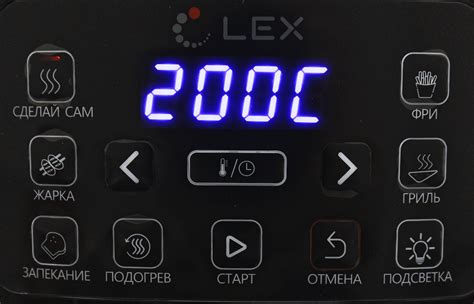 Обзор аэрогриля Lex LXAF 5405