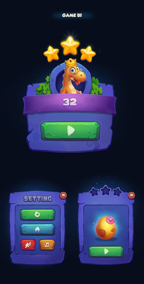 Baolongpalo Game Art Game Design Game Ui