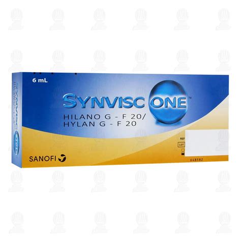 Synvisc One 1 Jeringa 6 Ml De Synvisc Farmacias Guadalajara