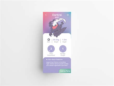 Pokedex App Design On Behance