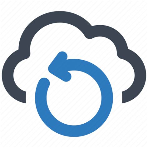 Backup Cloud Data Recovery Storage Sync Restore Icon Download On Iconfinder