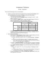 Assignment 05 Solutions Pdf Assignment 5 Solutions SI 301 Fall 2022 Here S Some Terminology