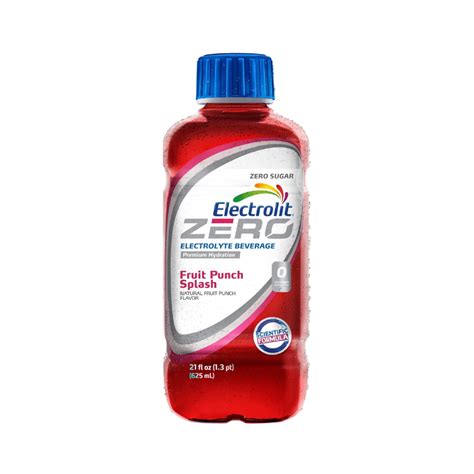 Electrolit Electrolyte Drink Zero Fruit Punch
