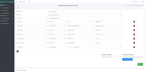 Testpine No Code Test Automation For Web And Mobile And Test Management