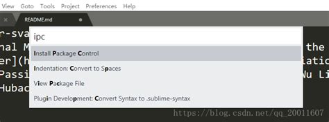 sublime text3 的插件管理工具 package control 的安装及使用方法 csdn博客