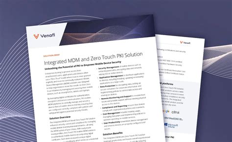 Mobile Device Security With Pki Unleash The Power Venafi