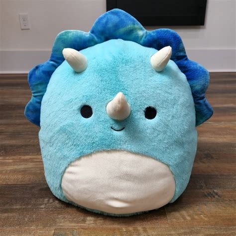 Squishmallows Toys Squishmallows Official Plush 6 Inch Malik The Blue Triceratops Fuzza