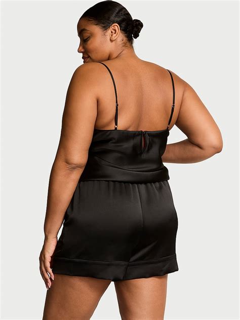 Buy Luxe Satin Cami Set Black Order Cami Sets Online Victorias Secret