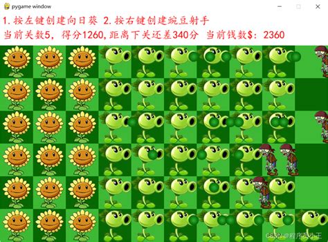 python植物大战僵尸项目源码【免费】 植物大战僵尸源码下载 csdn博客