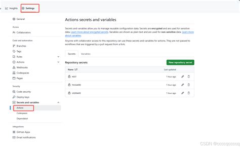 Github Actions自动部署golang项目到服务器github编译golang程序并上传到服务器 Csdn博客