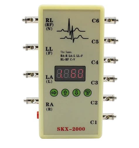 skx 2000d ecg signal generator ecg simulator with respiratory wave