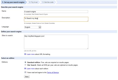 How To Integrate Google Custom Search Into Your Blog Stylify Your Blog
