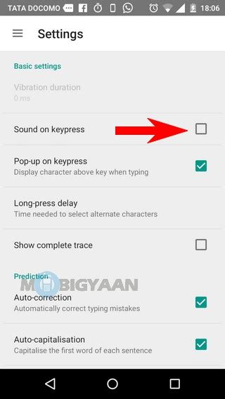 How To Turn Off Keyboard Sound And Vibration On Android Guide