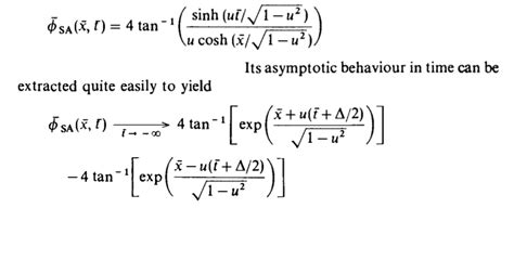 Calculus Asymptotic Solving Of A Hyperbolic Equation Mathematics
