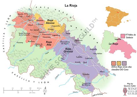 Rioja Wine Map Rioja Basics Cru By Caps