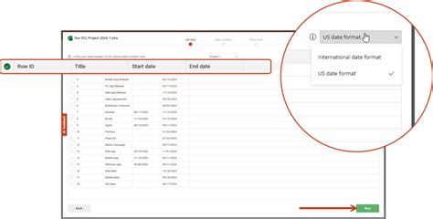 how to import excel data into office timeline online