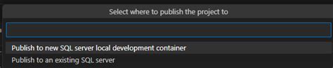 Deploying A Ssdt Project Rider Support Jetbrains