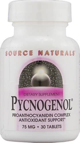 Source Naturals Pycnogenol Antioxidant Support Tablets 75mg 30 Count