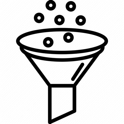 funnel filter sort order sorting icon download on iconfinder