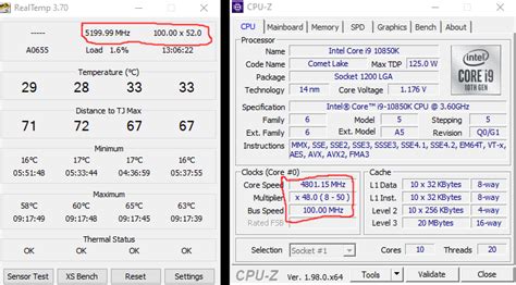 Why Does Real Temp And Cpu Z Show My Cpu Using Different Mhz R Pchelp