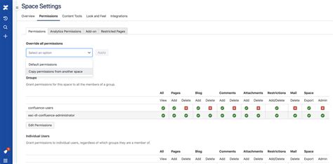 Assign Space Permissions Atlassian Documentation