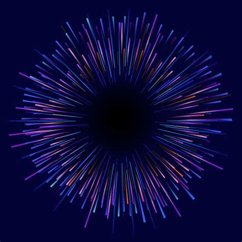 Premium Vector Abstract Starburst Dynamic Motion Lines Circular