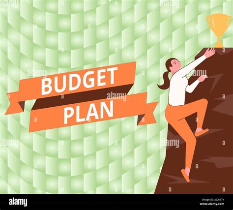 Hand Writing Sign Budget Plan Business Overview Financial Schedule For A Defined Period Of Time