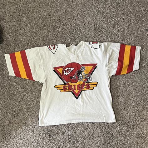 Vintage 90s Kansas City Chiefs Shirt Depop