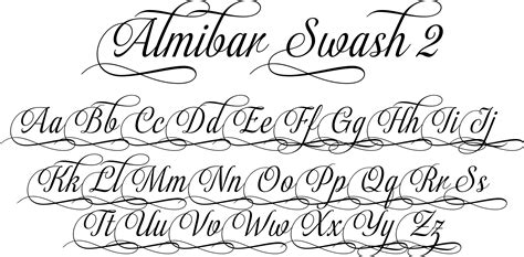 Tattoo Elegant Script Best Font Cursive Mensbm