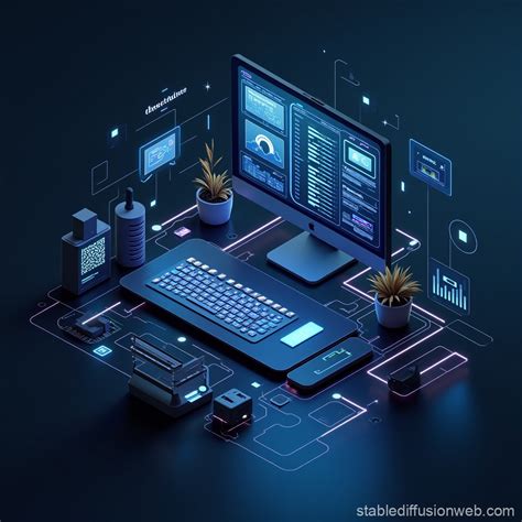 Future Of Computer Development Stable Diffusion Online