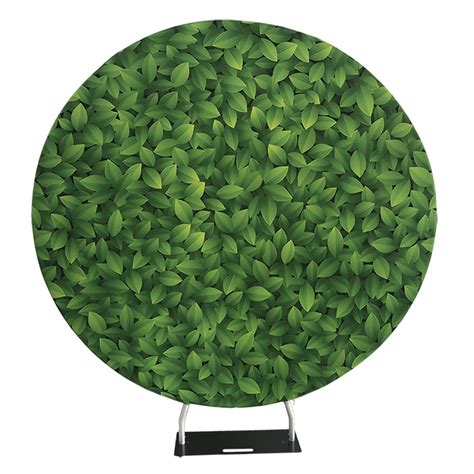 Customized Full Color Tension Fabric Wedding Circle Backdrop Stand