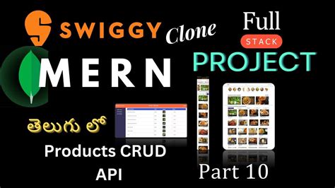 10 Crud Api Mern Project Swiggy Clone Full Stack Tutoial In
