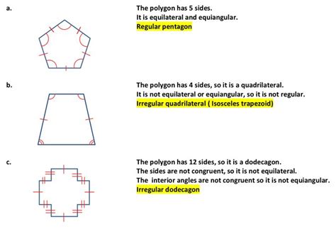 Classifying Polygons Worksheet Geometry Teacher