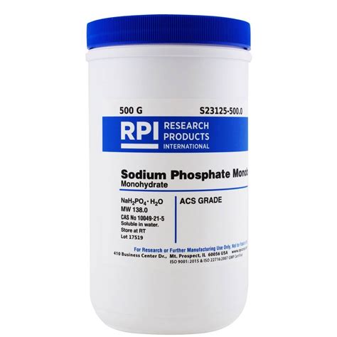 Sodium Phosphate Dibasic Heptahydrate Biological Buffers