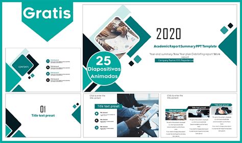 Plantilla Power Point Para Informes Plantillas Power Point Gratis