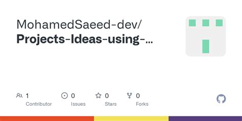 GitHub MohamedSaeed Dev Projects Ideas Using HTML CSS JS